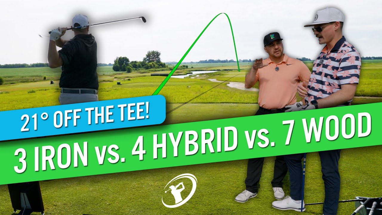 DRIVING IRON vs HYBRID vs 7-WOOD // Par 3 Challenge
